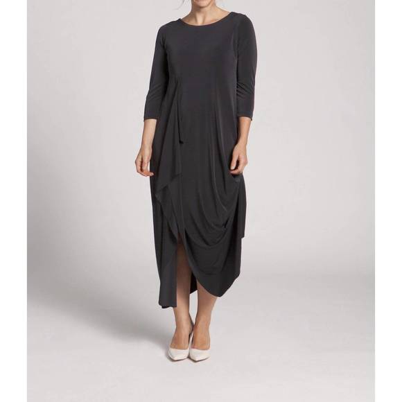 Sympli | Dresses | New Sympli Drama Dress In Black | Poshmark